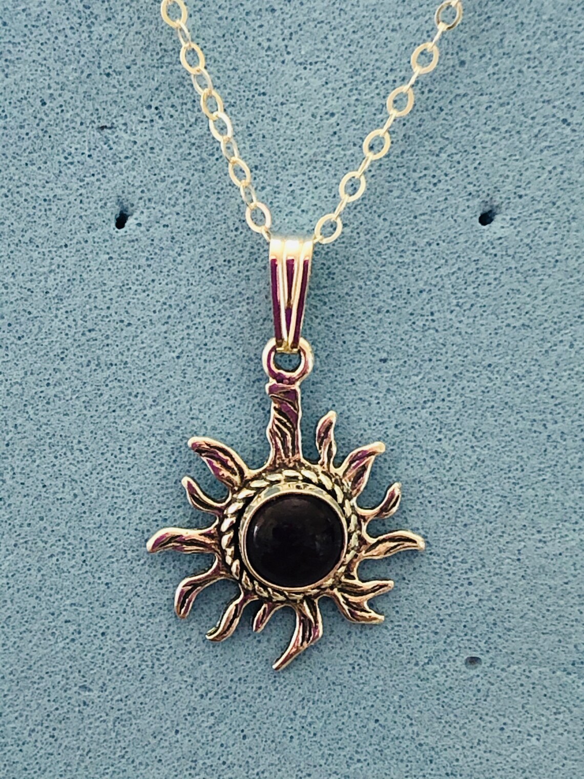 Amethyst Pendent/sunface Amethyst Pendant Necklaces/sterling Jewelry ...