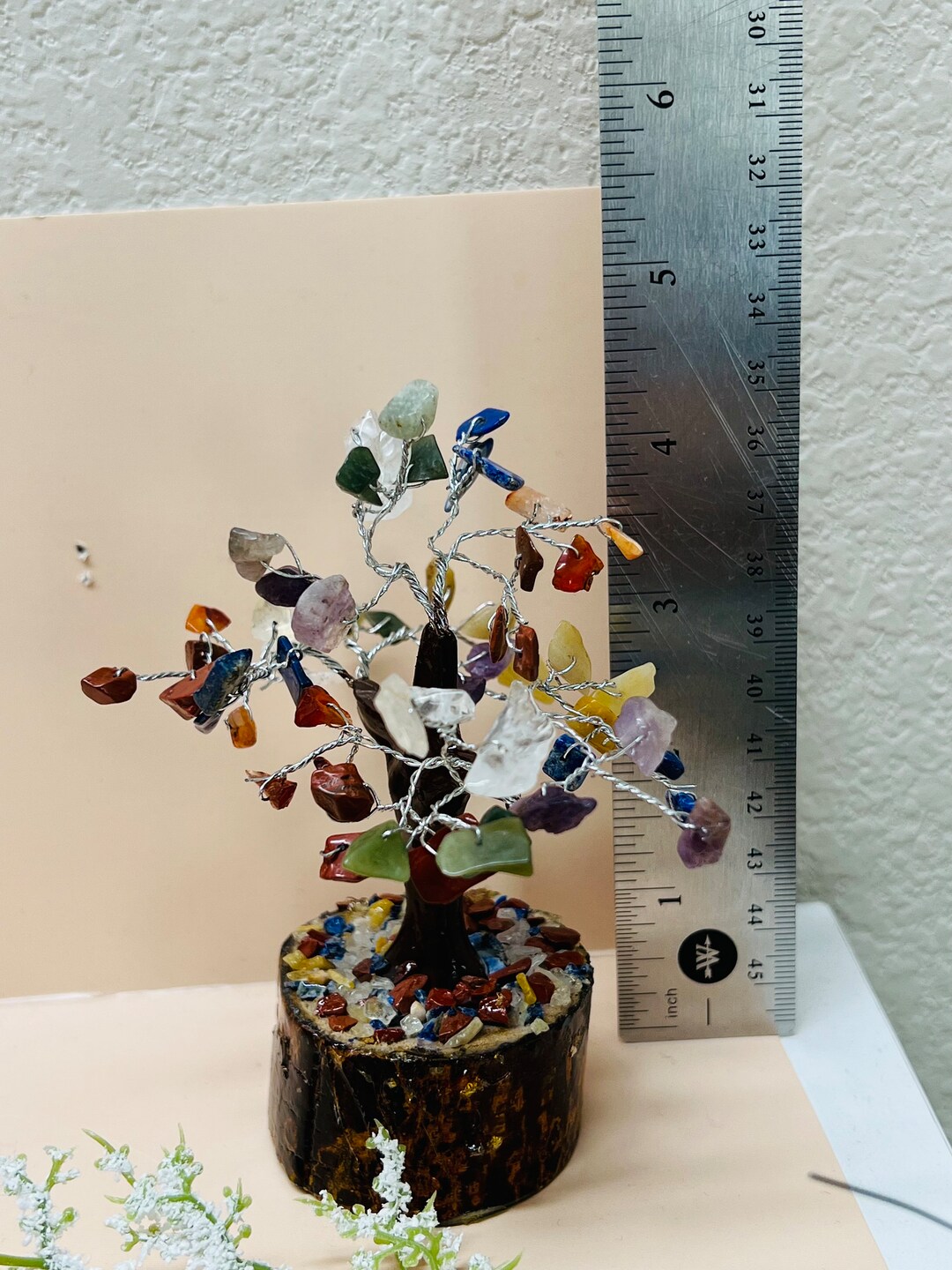 Multi Gemstones Little Crystal Tree, Gems Stone Tree, Gem Tree, Tree of ...