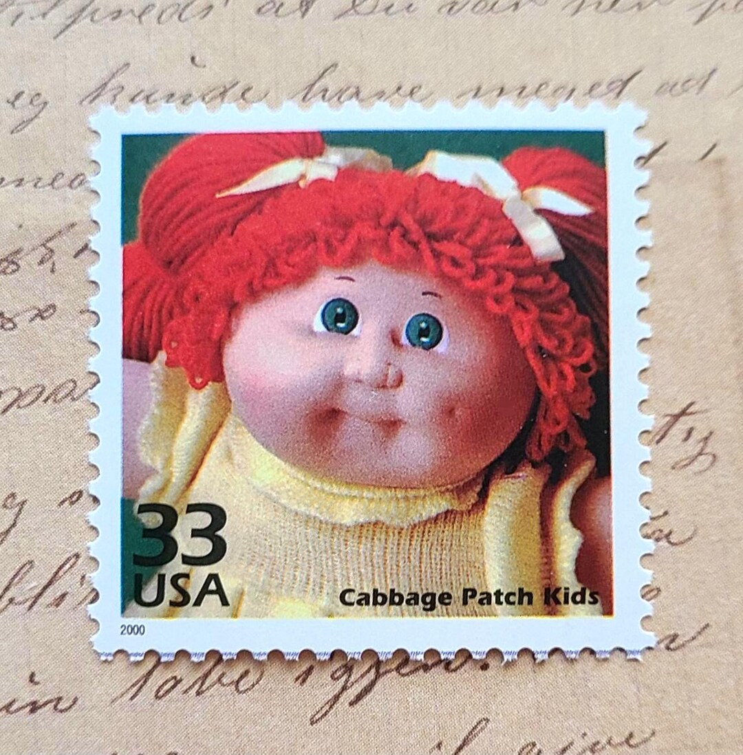 1980s Theme Mint Unused 33c Postage Stamps. Cabbage Patch Kids, E.T ...