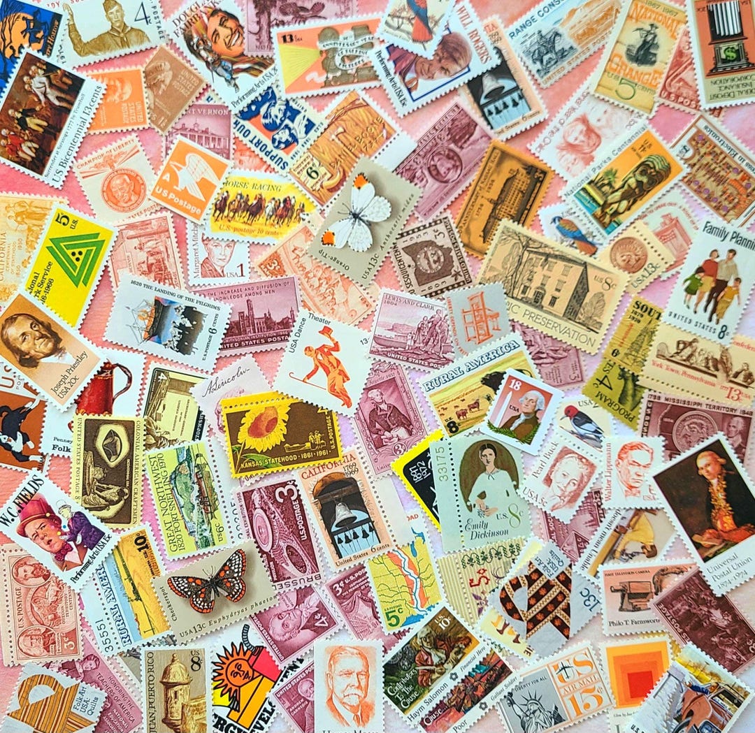 50+ DIFFERENT Unused ORANGE, YELLOW, Rust, Sepia, Tan, Peach, Cinnamon ...