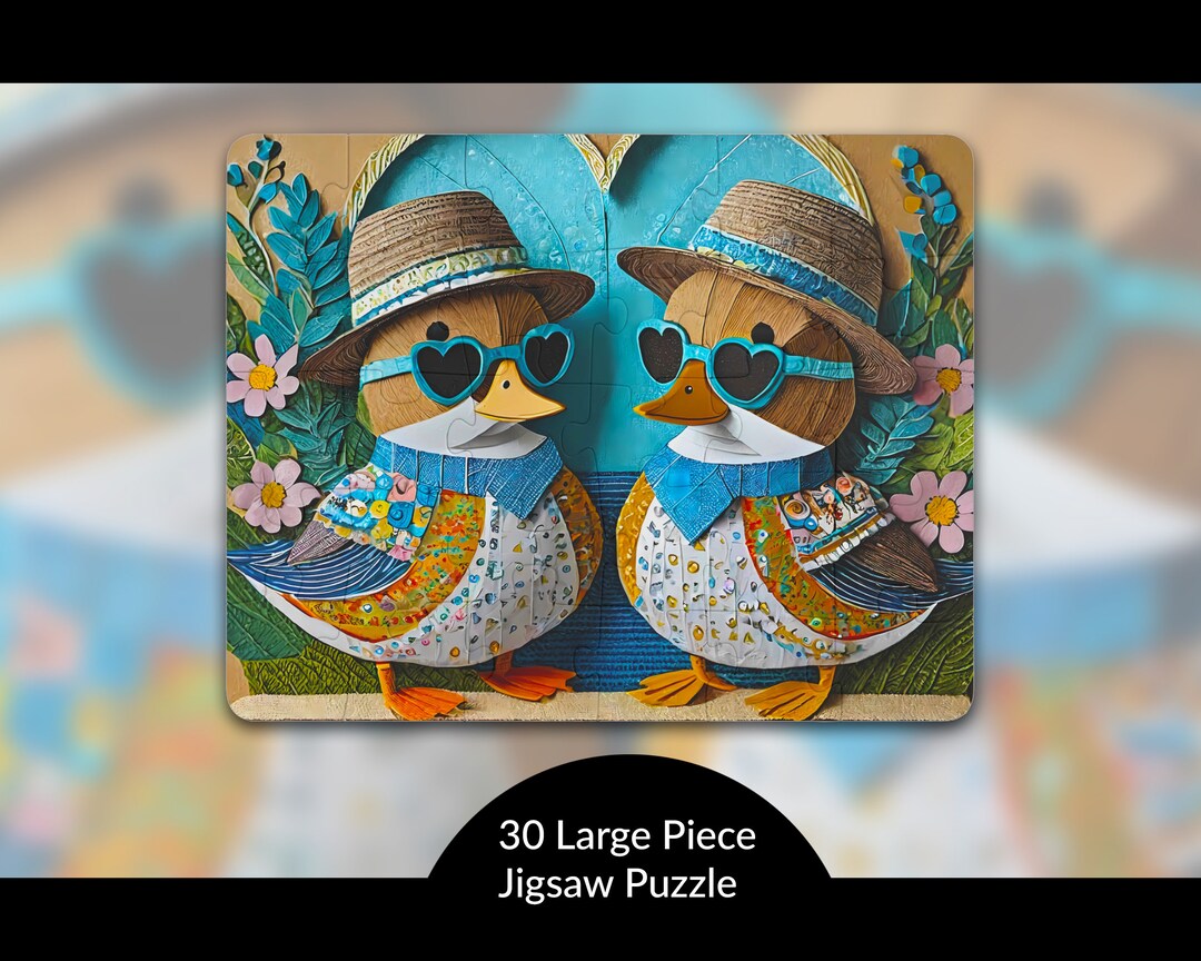 Spring Ducks Puzzle: Cute Gift for Kids, Fun Educational Learning ...