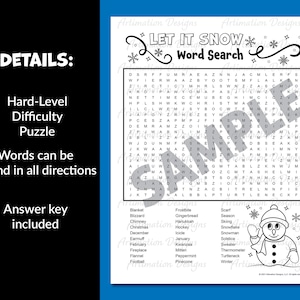 Printable Winter Games for Kids: Roll and Race Dice Game - Word ...