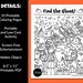 Printable Halloween Seek and Find Coloring Pages: Spooky Fall Kids ...