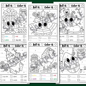 Printable Christmas Activities: Winter Coloring Pages for Kids - Roll ...
