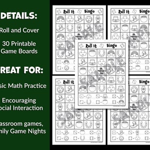 St Patricks Day Printable Games, Kids Color by Number, Roll and Race ...