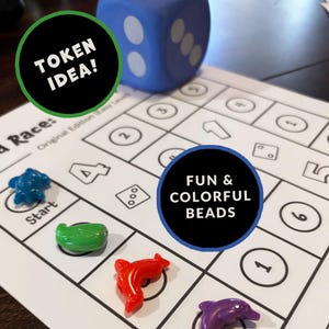 Color by Number Printable Dice Game for Kids Roll and Cover Math ...