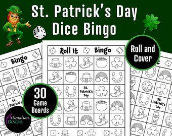 St Patricks Bingo Patterns - Etsy