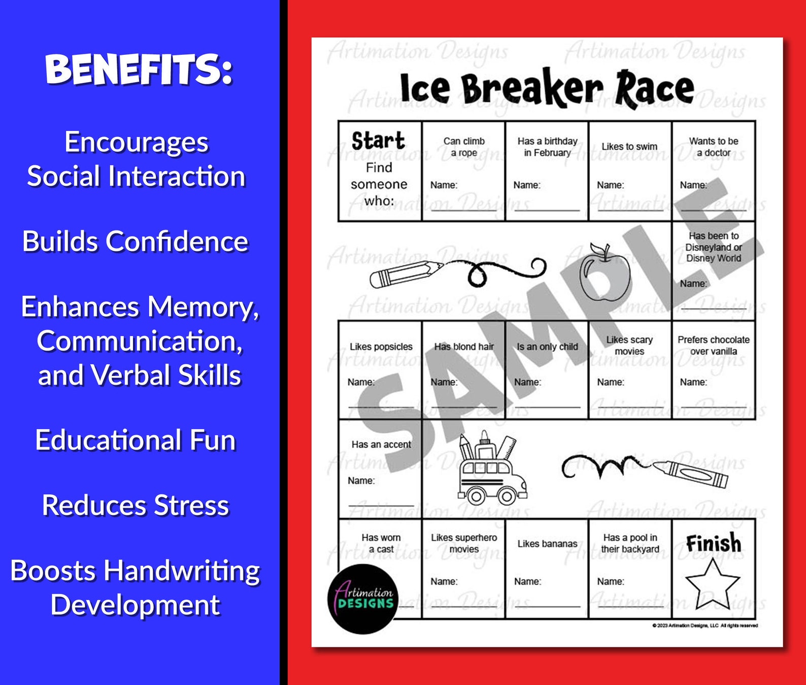 Printable Back to School Game: Fun First Day of School Classroom ...