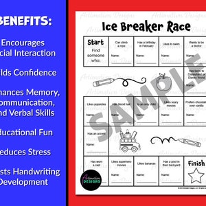 Printable Back to School Game: Fun First Day of School Classroom ...