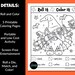 Printable Halloween Coloring Pages: Cute Roll and Color Dice Game for ...