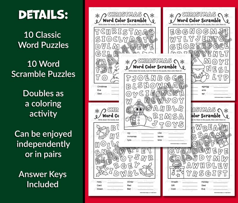 Printable Christmas Activities: Winter Coloring Pages for Kids - Roll ...