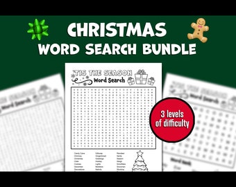 Winter Holiday Games Christmas Games for Kids Holiday Games - Etsy