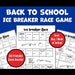 Printable Back to School Game: Fun First Day of School Classroom ...