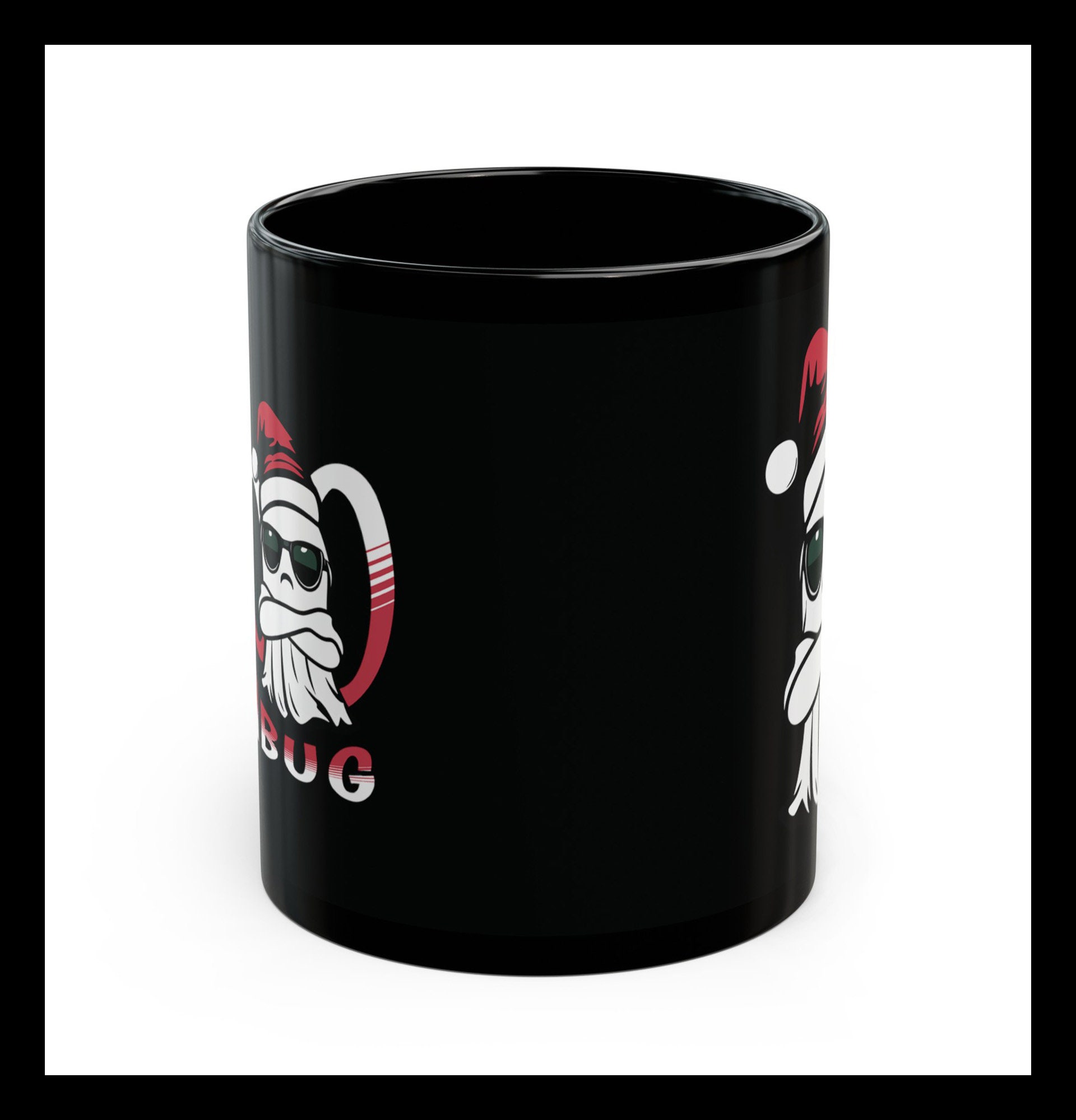 Funny Boo Humbug Ghost Mug: Cool Christmas Coffee Cup for Ghost Hunter ...