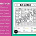 Printable Roll and Race Dice Game: Summer Fun Color by Number for Kids ...