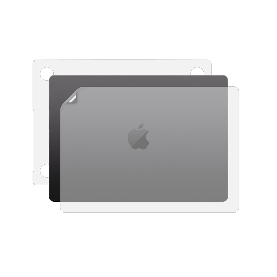 Clear Invisible Skin Wrap Matte Gloss Top and Bottom for Apple MacBook ...