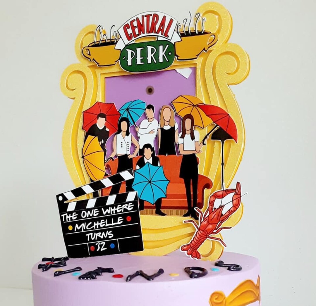 Custom FRIENDS Cake Topper / Personalized FRIENDS Birthday - Etsy