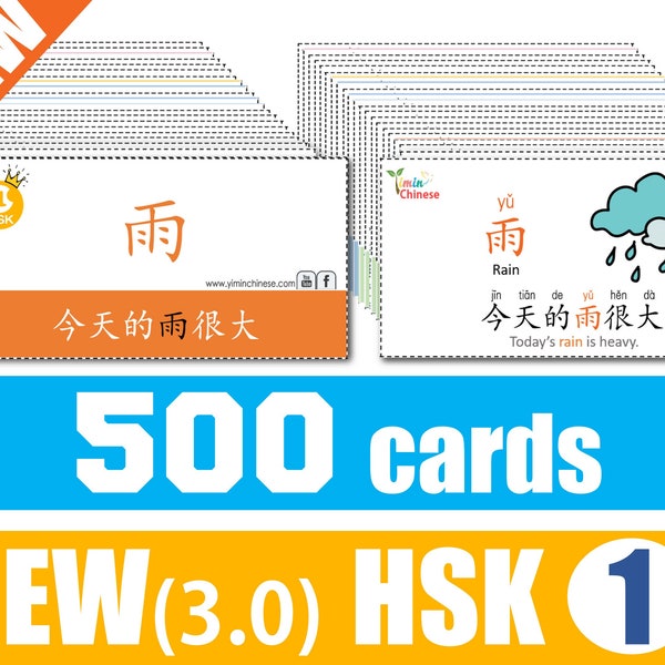 Chinese Flashcards - Etsy