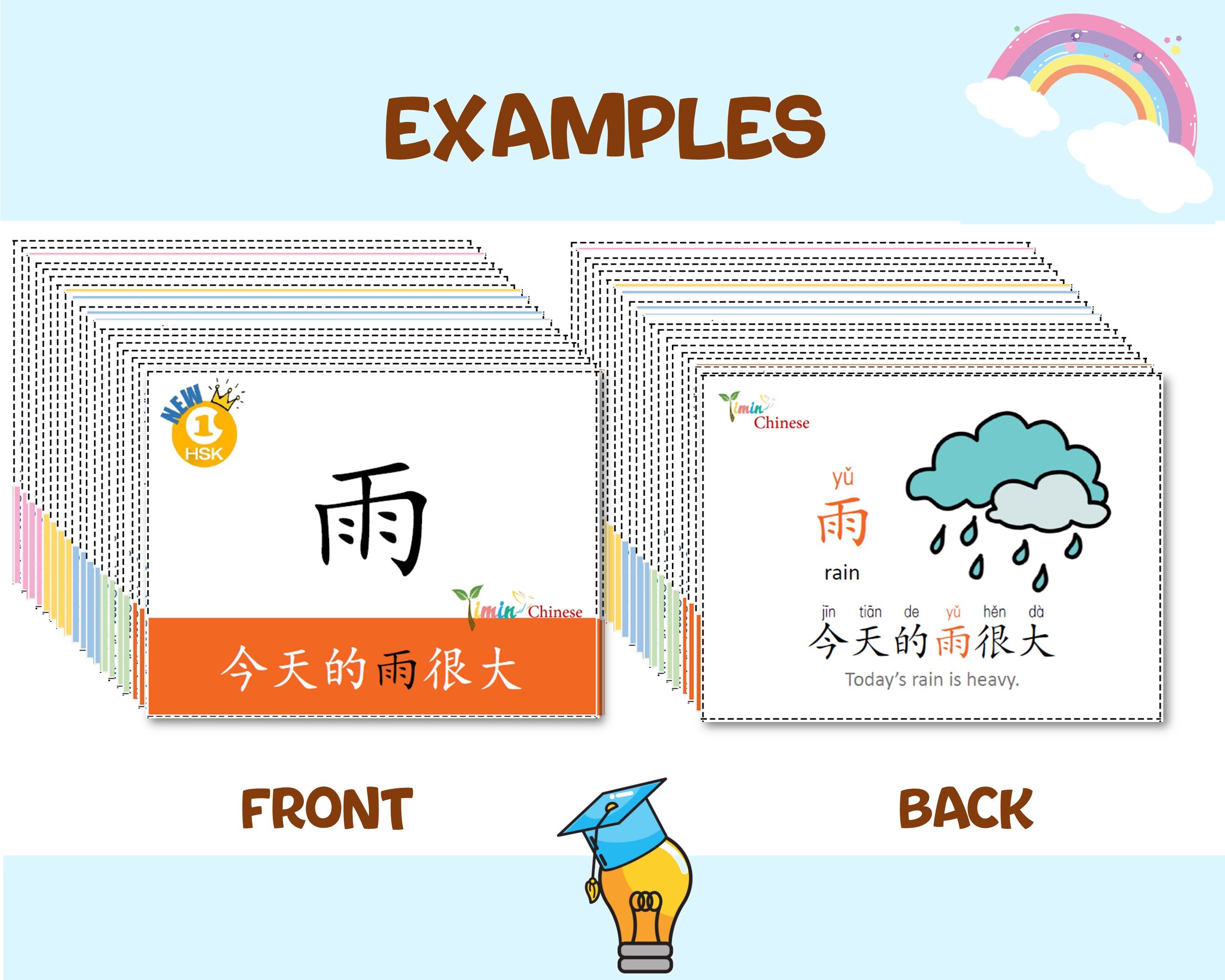 NEW3.0 HSK1 Flashcardsaudio 500 HSK1 Words - Etsy Hong Kong