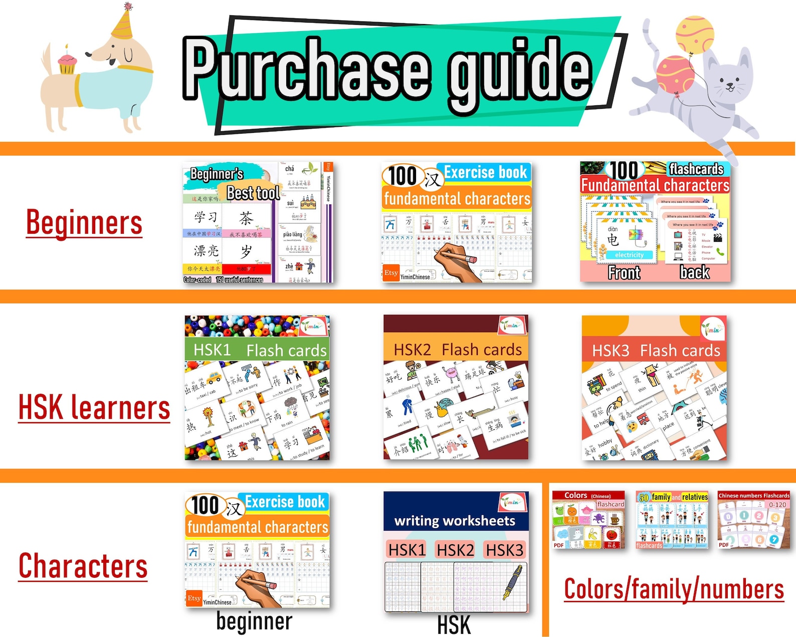 Flashcards of 50 FAMILY and Relatives Words in Chinese(pdf Digital ...