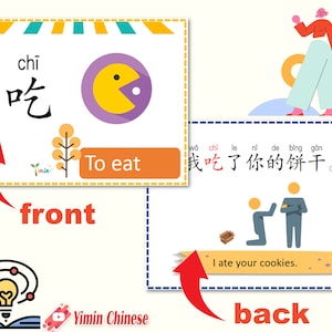200 Essential Chinese Verbs (PDF Flashcards+audio)double Sides/useful ...