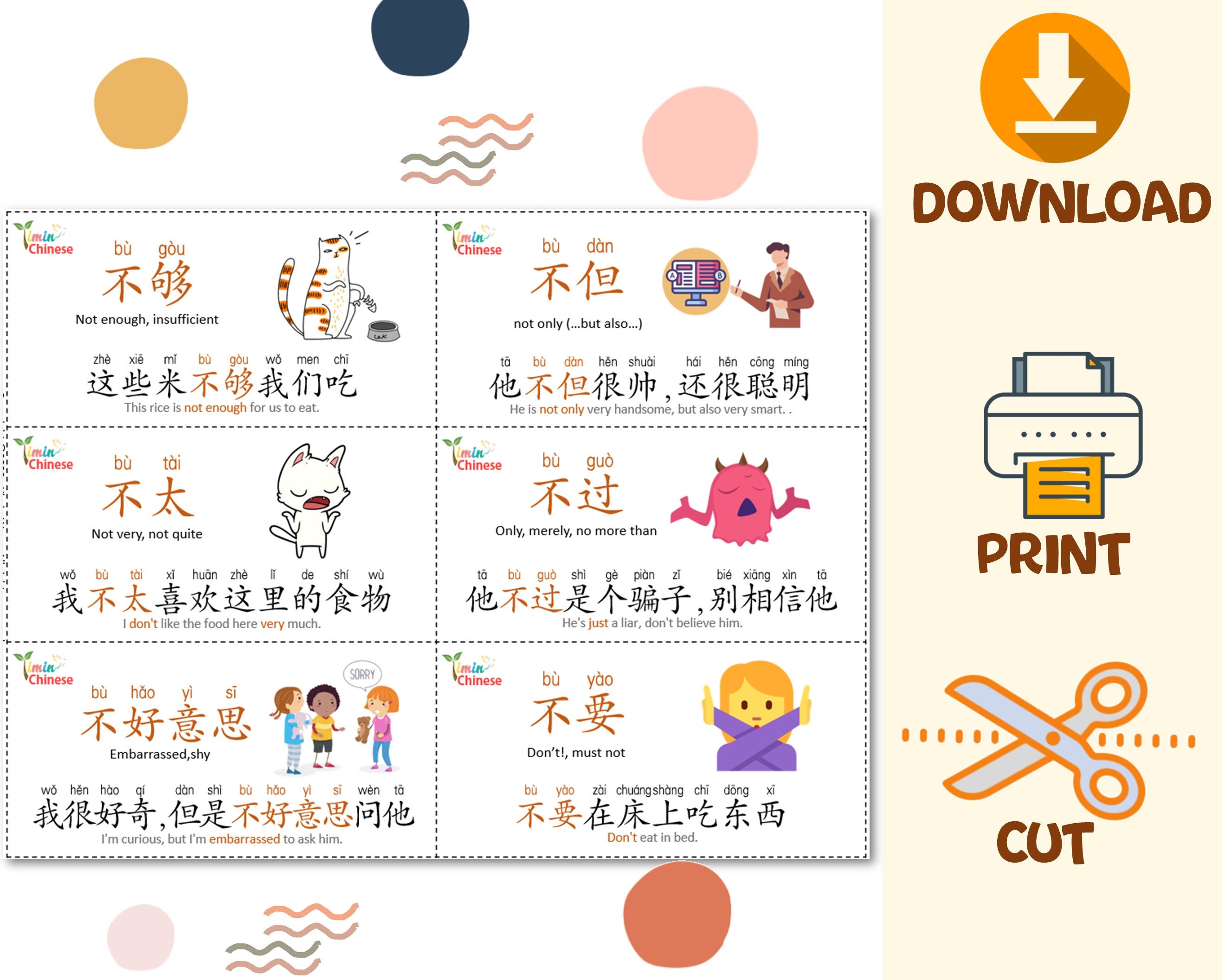 NEW3.0 HSK1 Flashcards 500 HSK1 Words Sentences/color - Etsy Australia