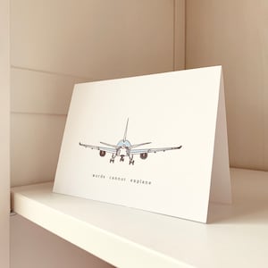Printable Card | Plane, Airplane | Greeting Card | Simple Funny Card ...