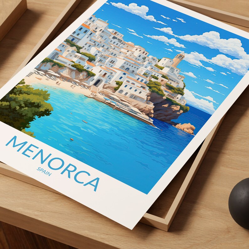 Menorca Print No 8, Menorca Poster, Menorca Wall Art, Menorca Art Print ...