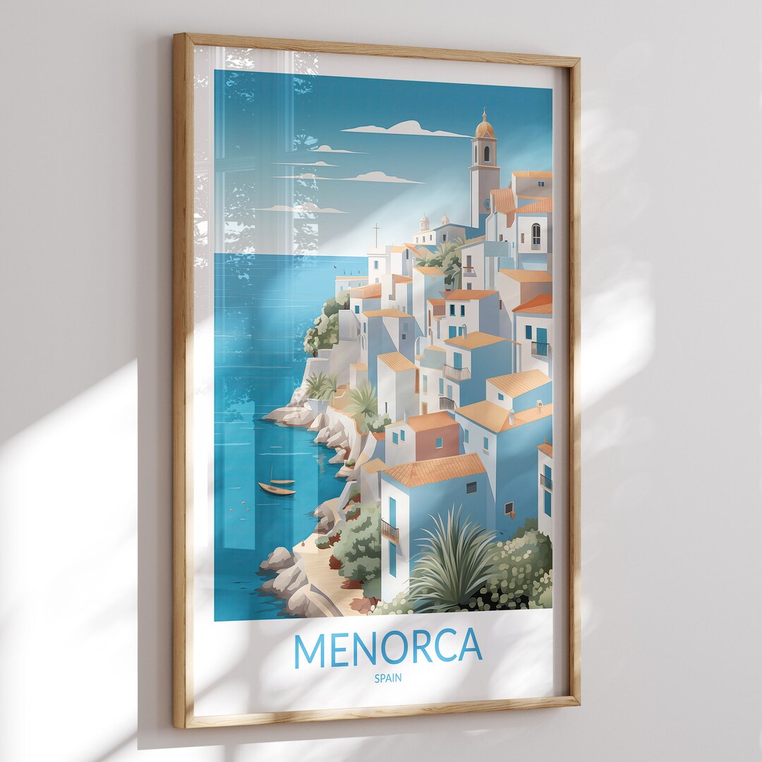 Menorca Print No 2, Menorca Poster, Menorca Wandkunst, Menorca ...