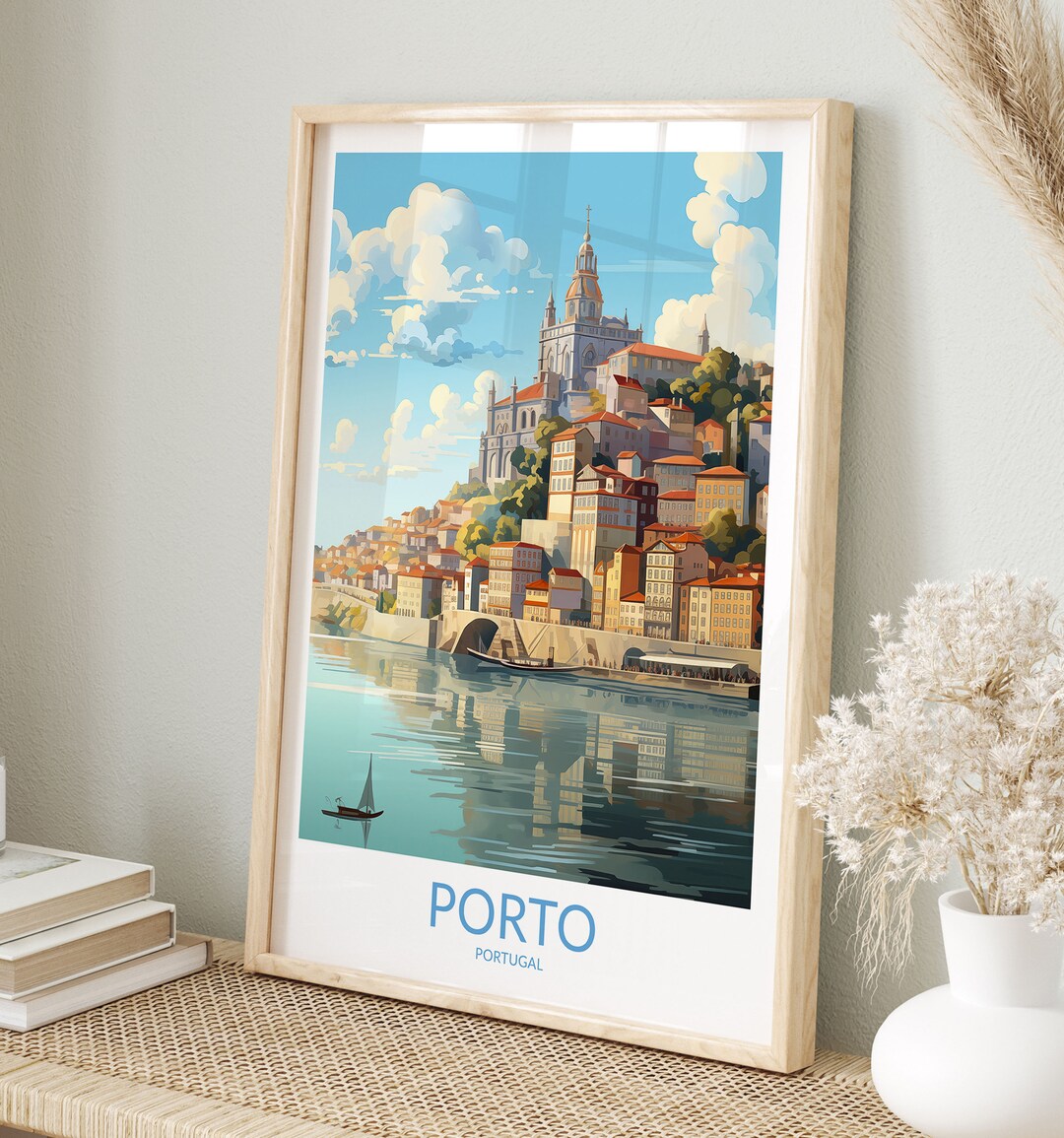 Porto Travel Print No 6, Porto Poster, Porto Traveler Gift, Portugal ...