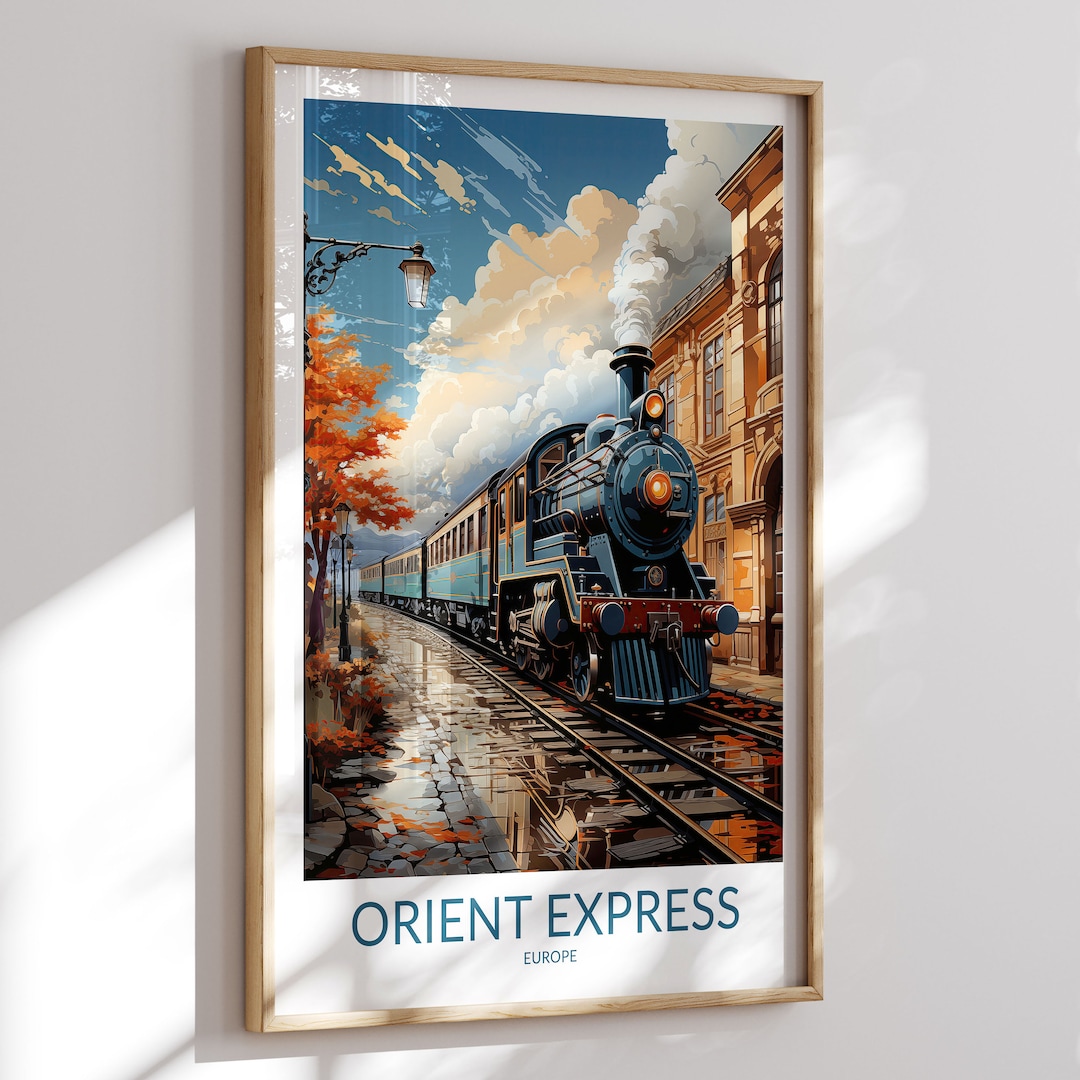 Orient Express Print No 7, Orient Express Poster, Orient Express Wall ...