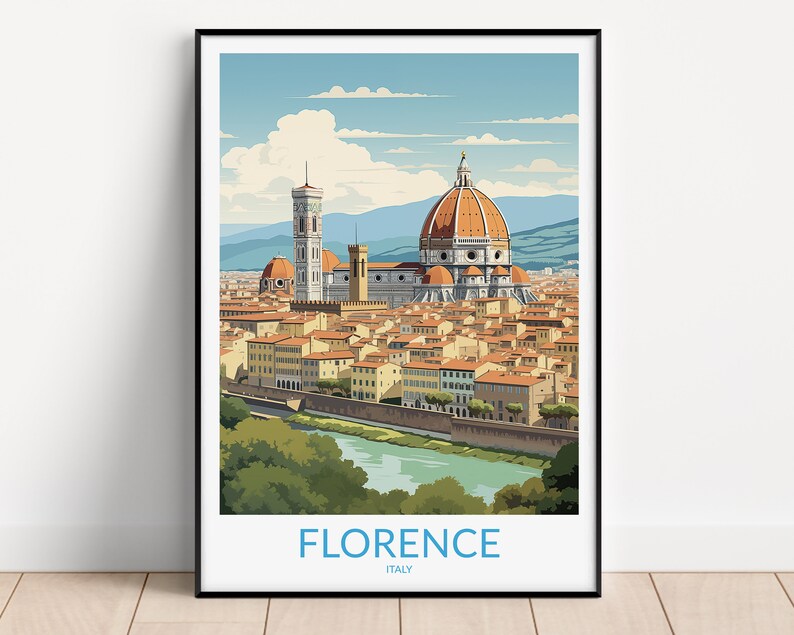 Florence Travel Print No 5, Florence Poster, Florence Wall Art ...