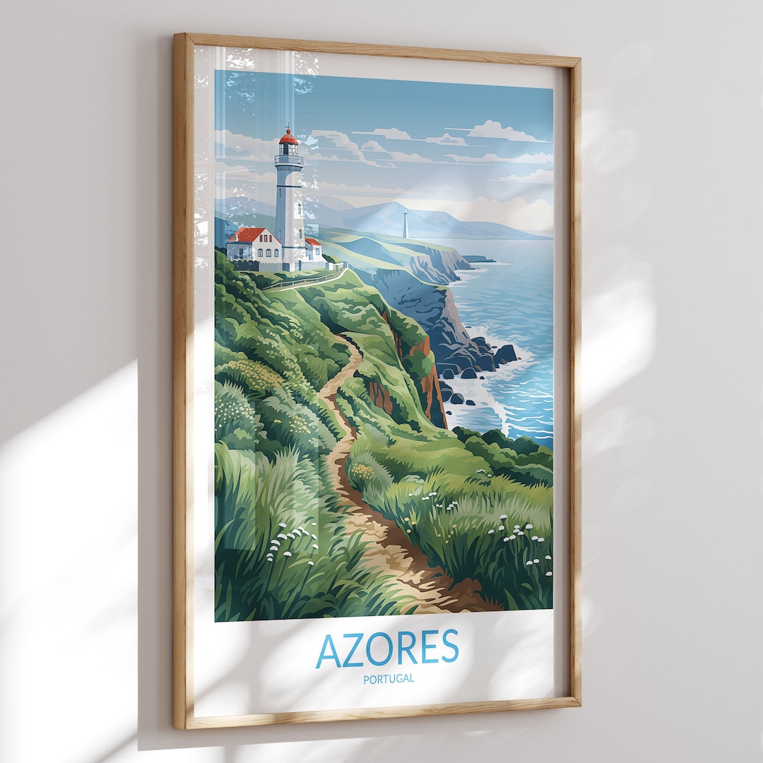 Azores Print, Azores Poster, Azores Wall Art, Azores Art Print, Azores ...