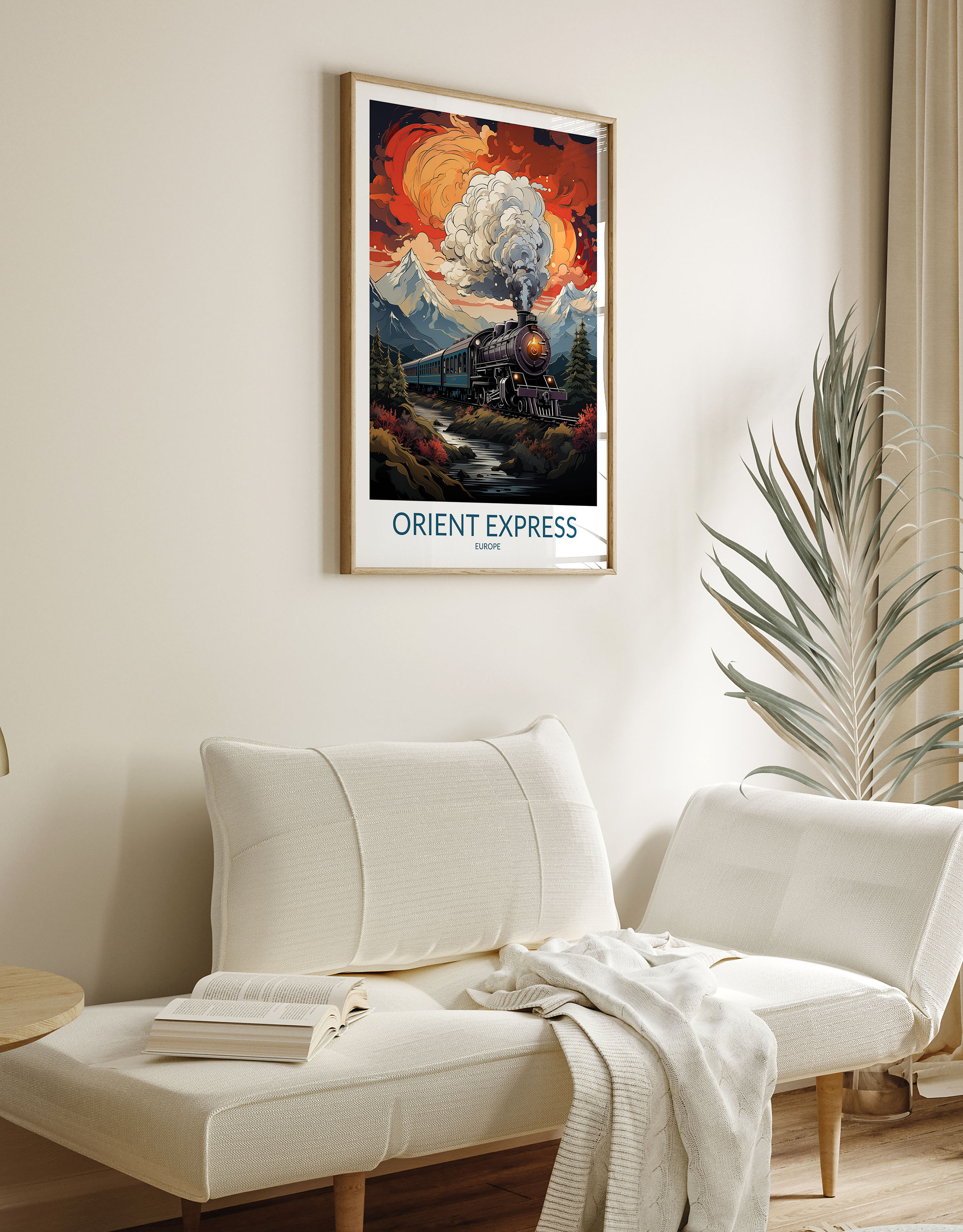 Orient Express Print No 5, Orient Express Poster, Orient Express Wall ...
