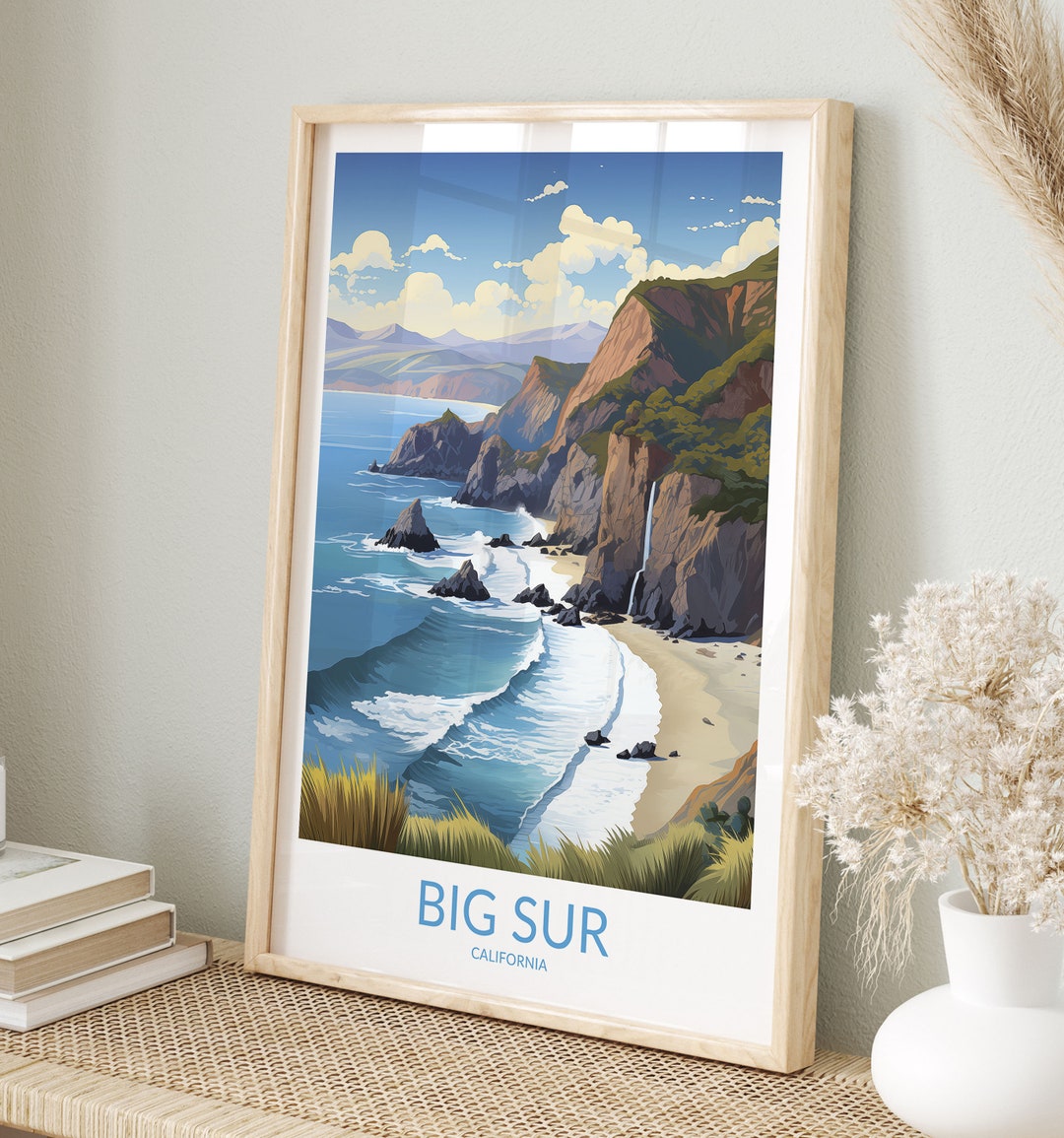 Big Sur Print, Big Sur Poster, Big Sur Wall Art, Big Sur Art Print, Big ...