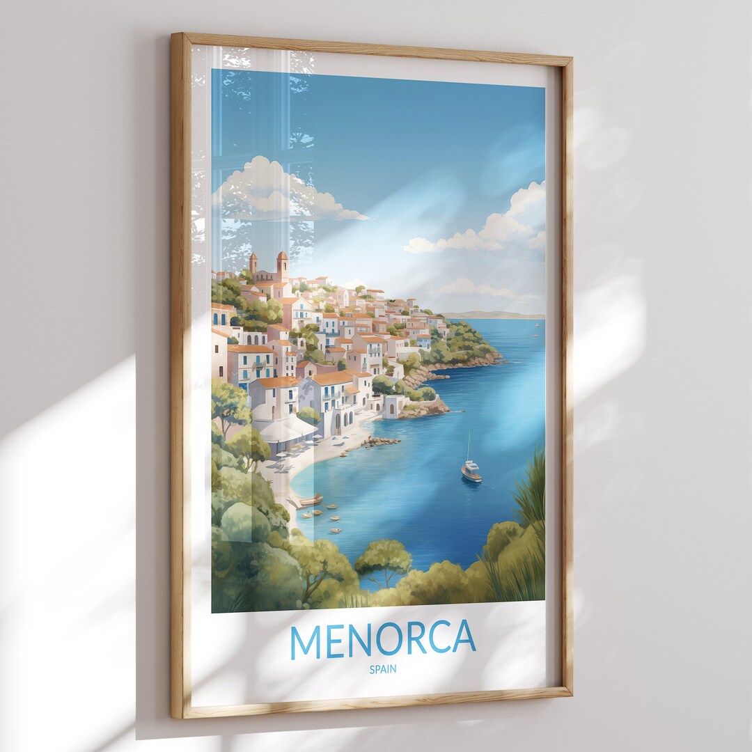 Menorca Print No 4, Menorca Poster, Menorca Wandkunst, Menorca ...
