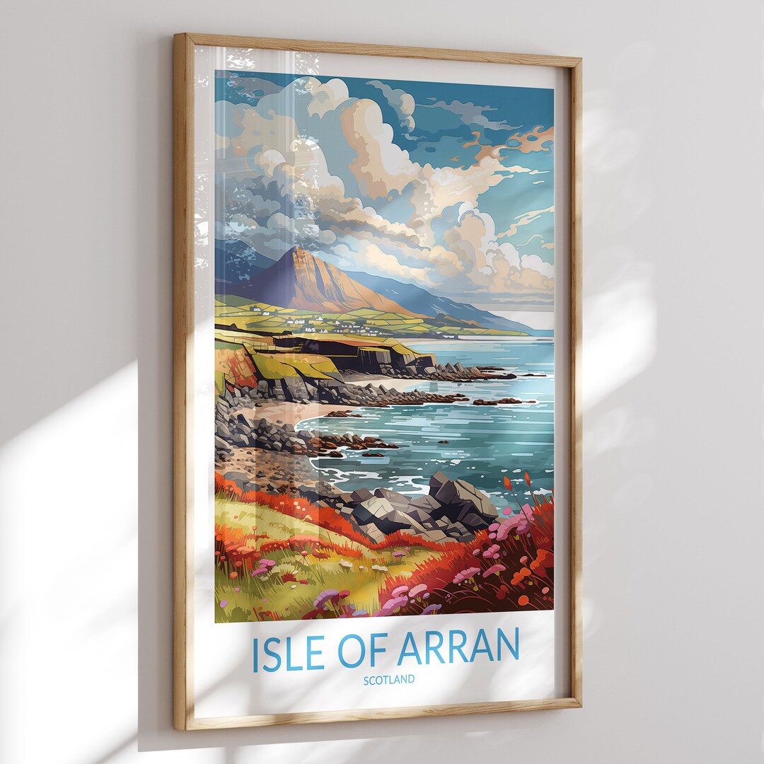 Impression île d'Arran n 3, affiche île d'Arran, art mural île d'Arran ...