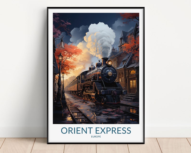 Orient Express Print No 4, Orient Express Poster, Orient Express Wall ...