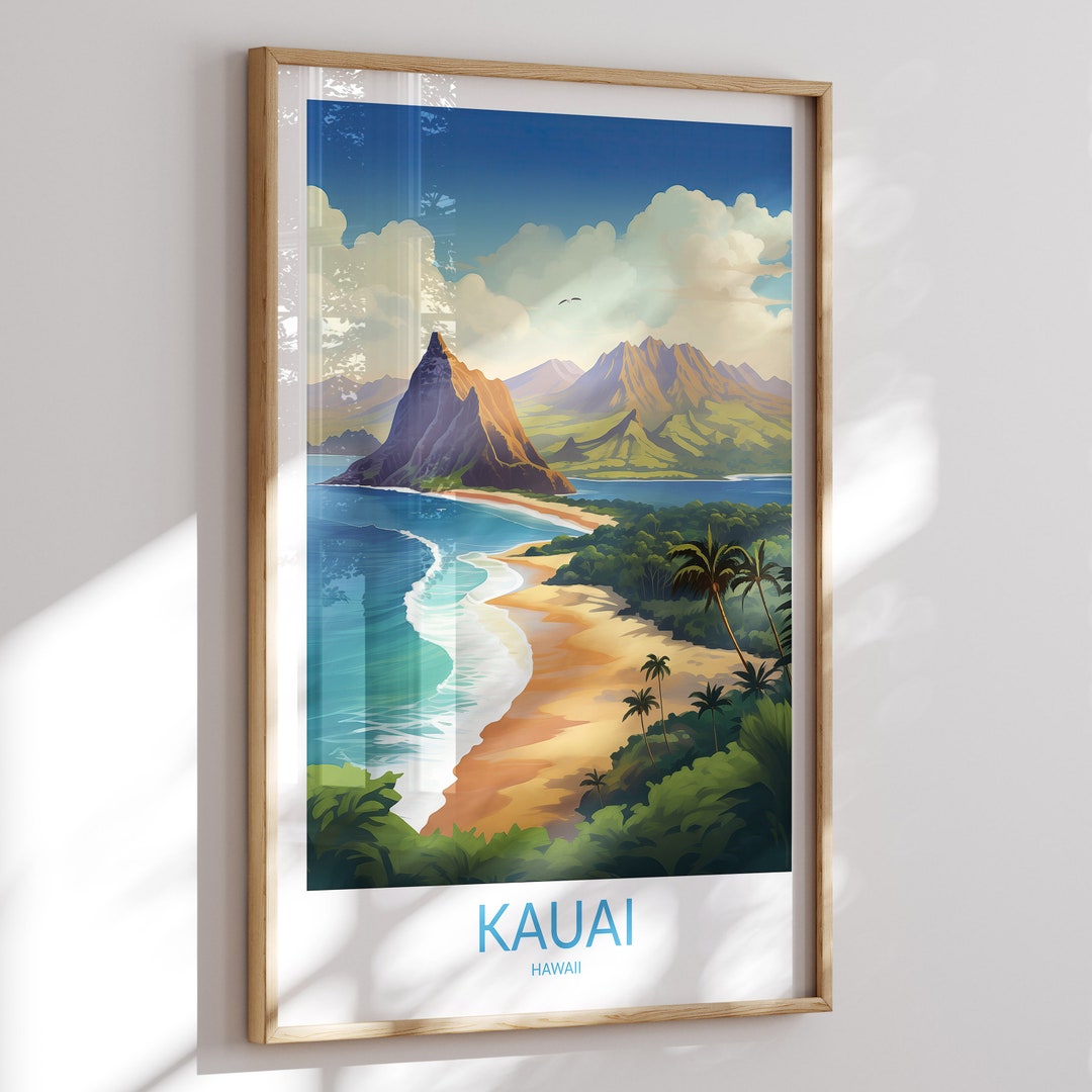 Kauai Print No 4, Kauai Poster, Kauai Wall Art, Kauai Art Print, Kauai ...