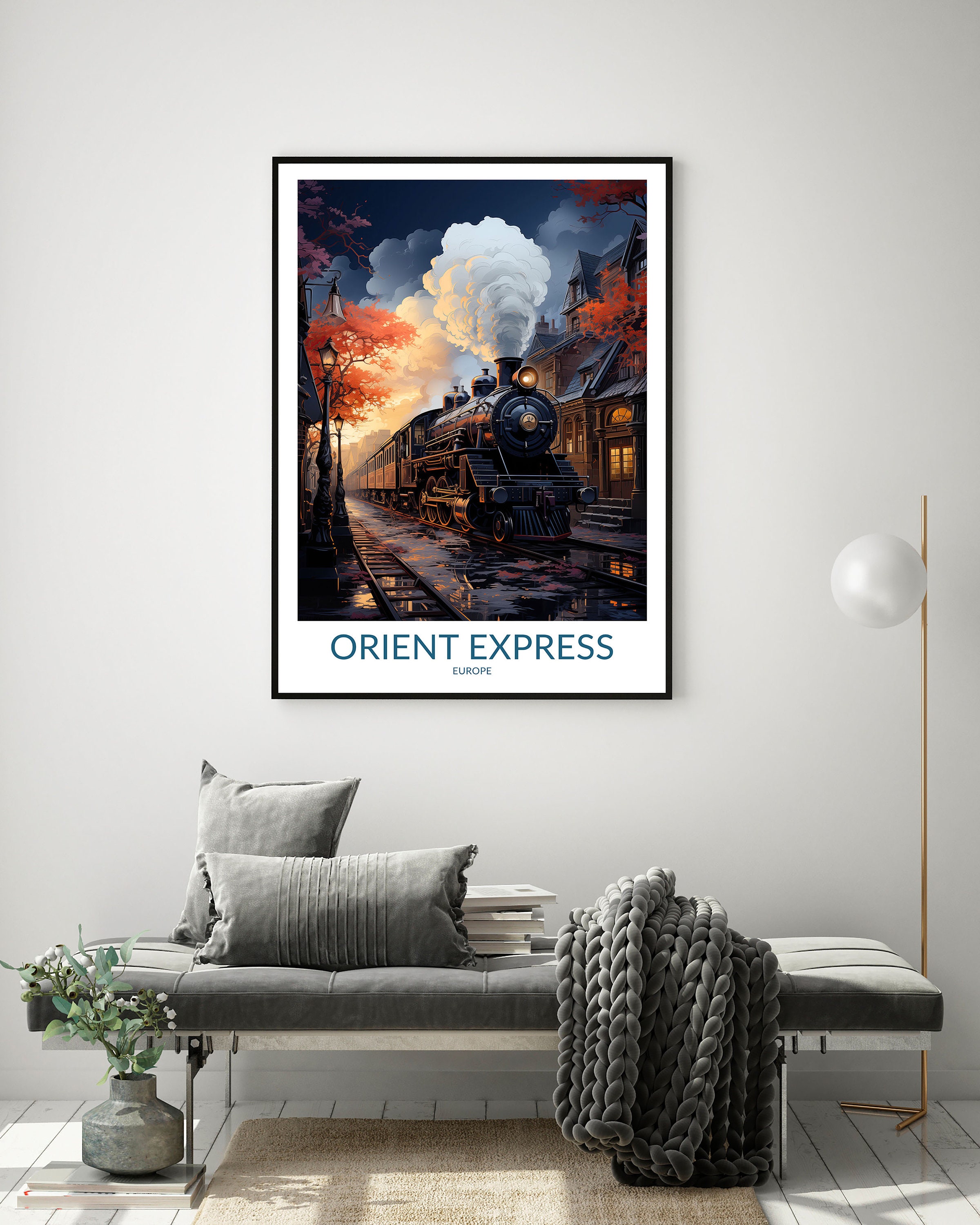 Orient Express Print No 4, Orient Express Poster, Orient Express Wall ...