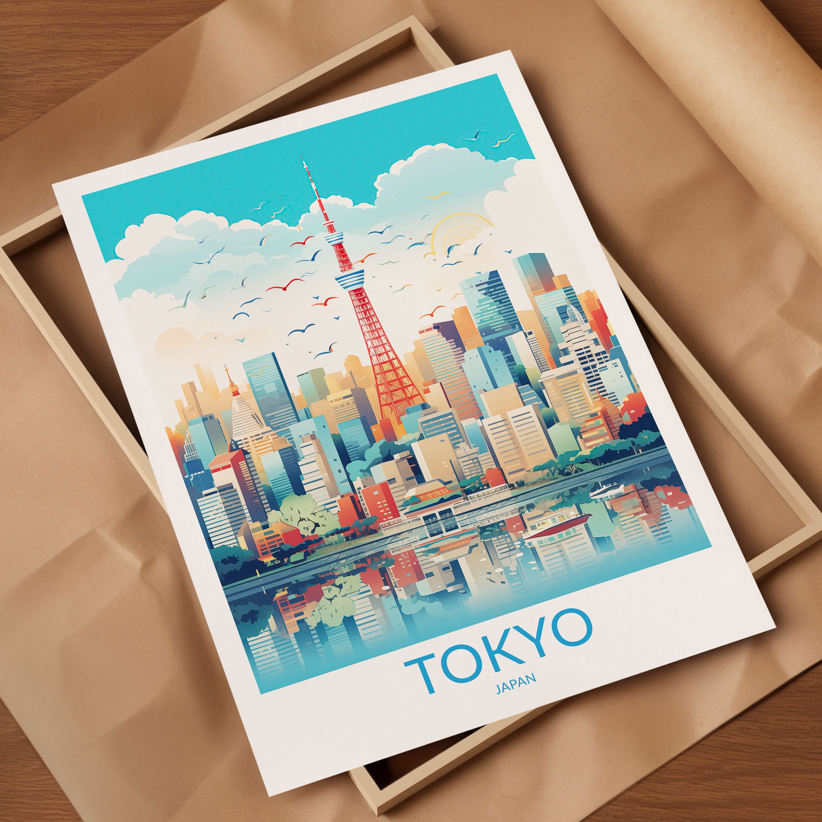Tokyo Print, Tokyo Poster, Tokyo Wall Art, Tokyo Art Print, Tokyo ...