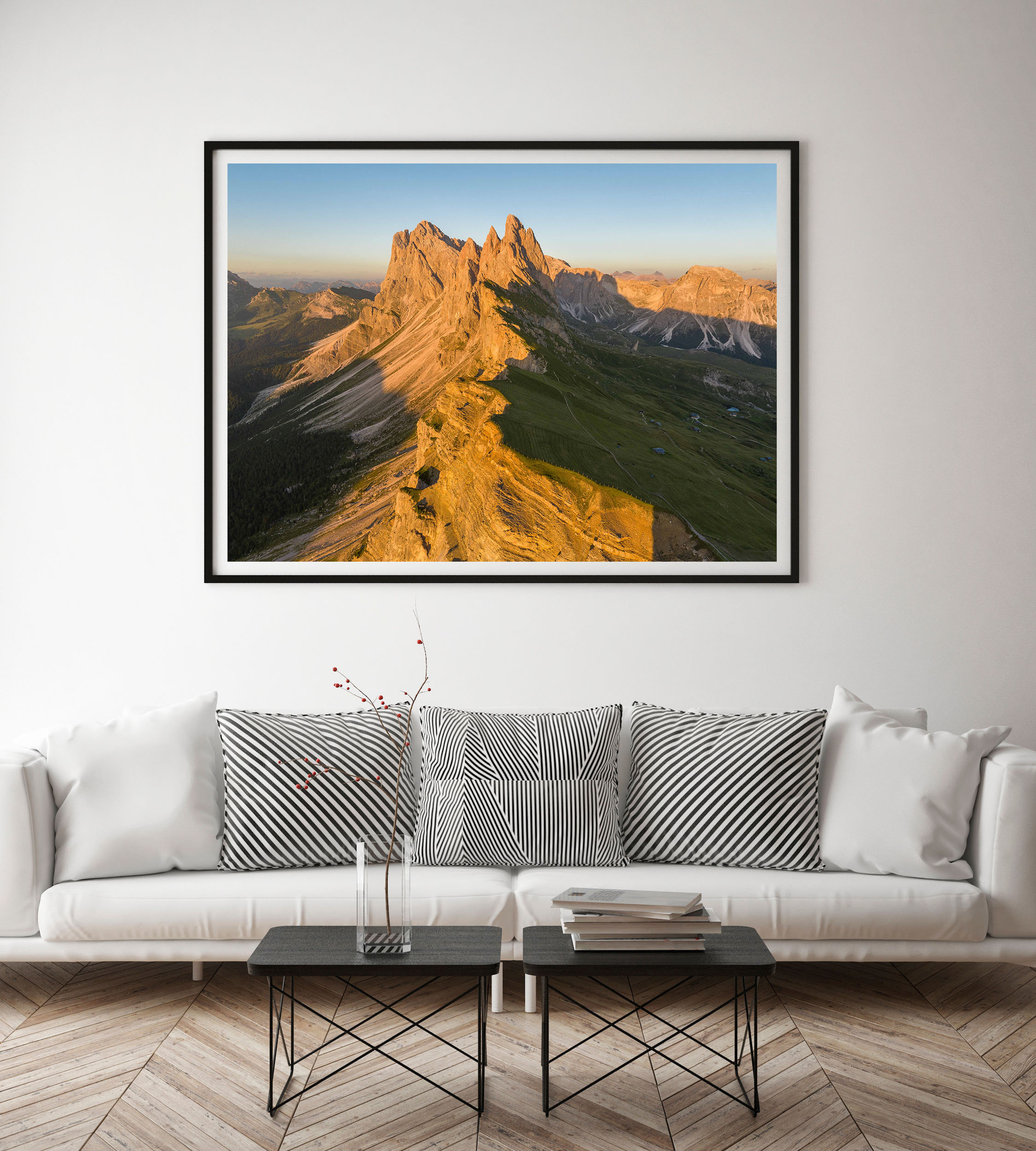 Dolomites Print, Seceda Landscape, Seceda Ridgeline Wall Art, Travel ...