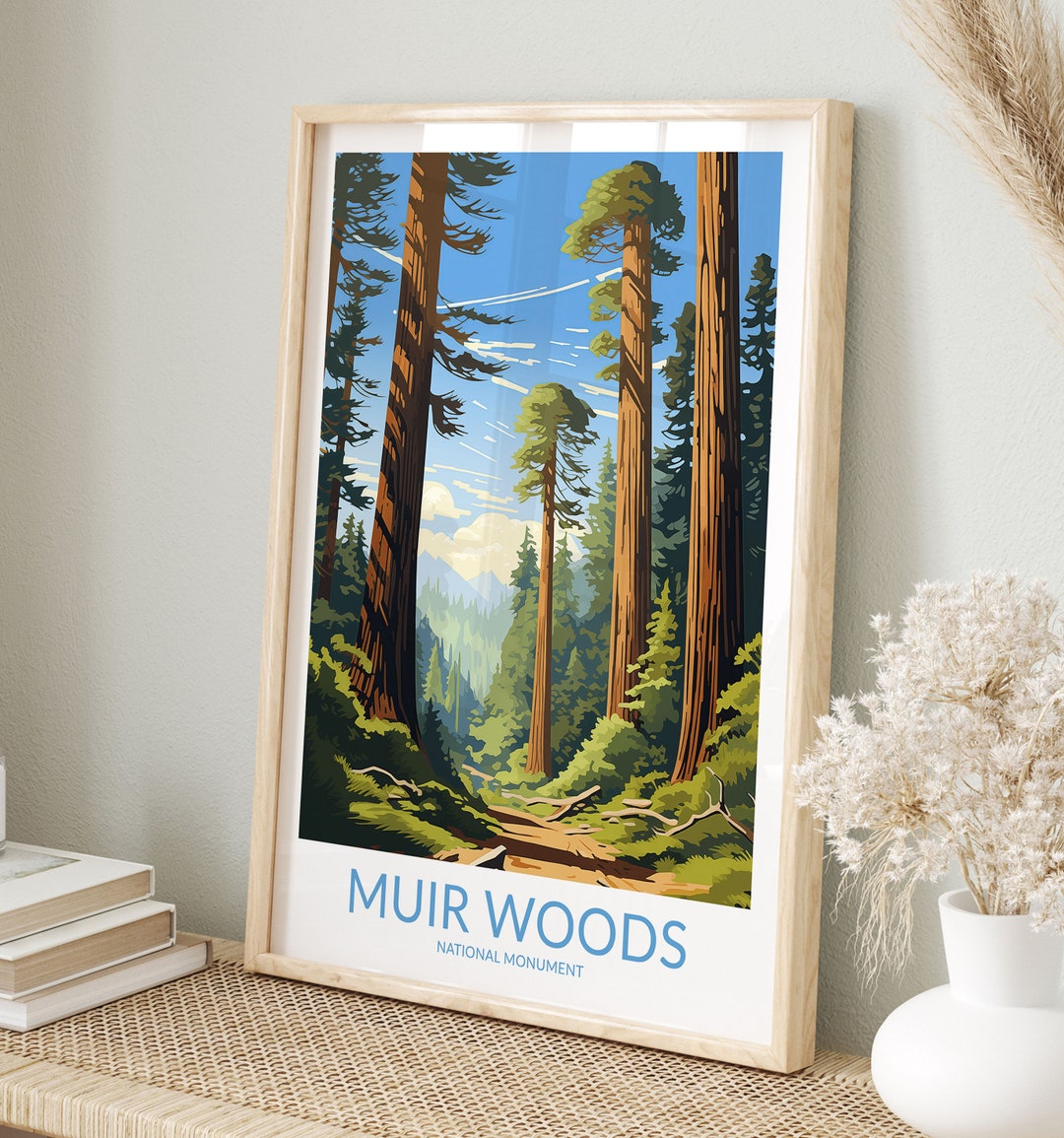 Muir Woods Print No 7, Muir Woods Poster, Muir Woods Wall Art, Muir ...