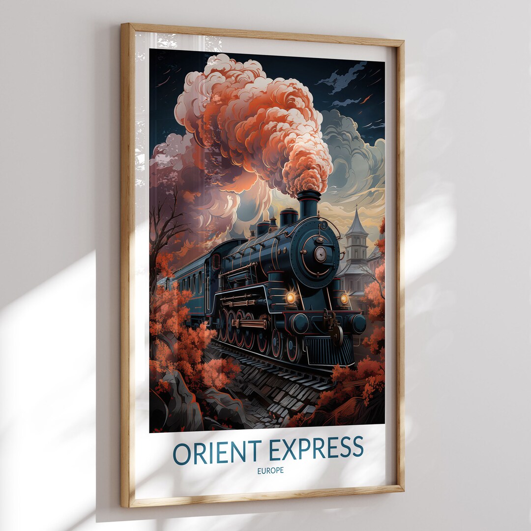 Orient Express Print No 2, Orient Express Poster, Orient Express Wall ...