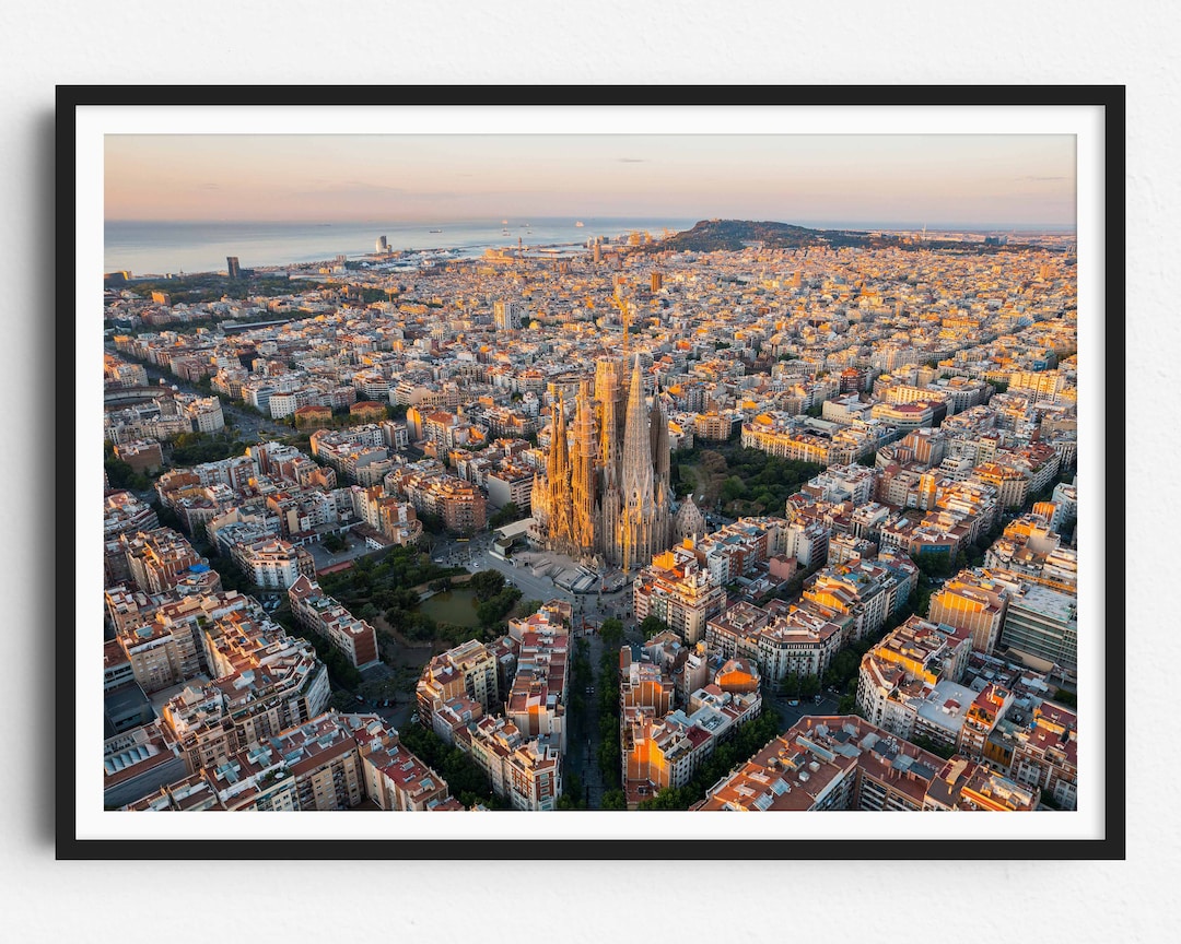 Sagrada Familia Print, Sagrada Familia Art, Barcelona Print, Barcelona ...