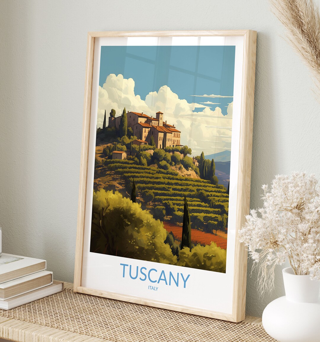 Tuscany Print No 6, Tuscany Art Print, Italy Print, Tuscany Poster ...