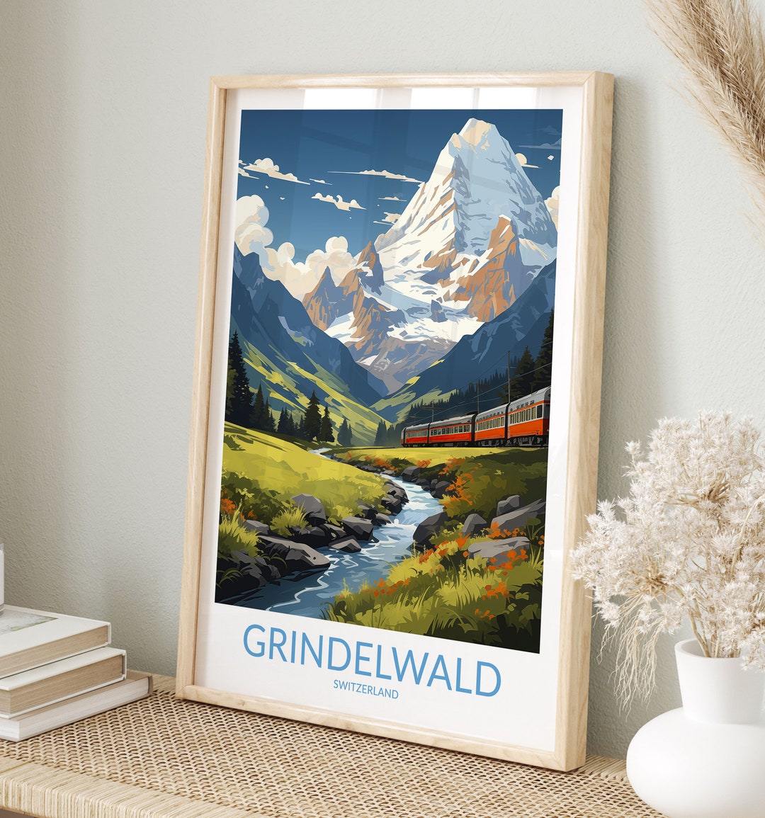 Grindelwald Print No 3, Grindelwald Poster, Grindelwald Wall Art ...