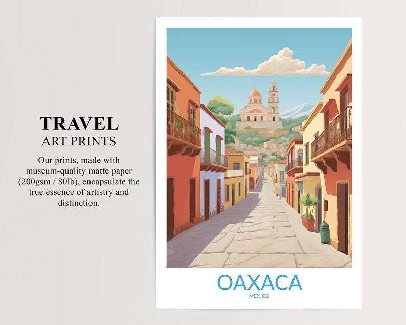 Oaxaca Print No 2, Oaxaca Poster, Oaxaca Wall Art, Oaxaca Art Print ...