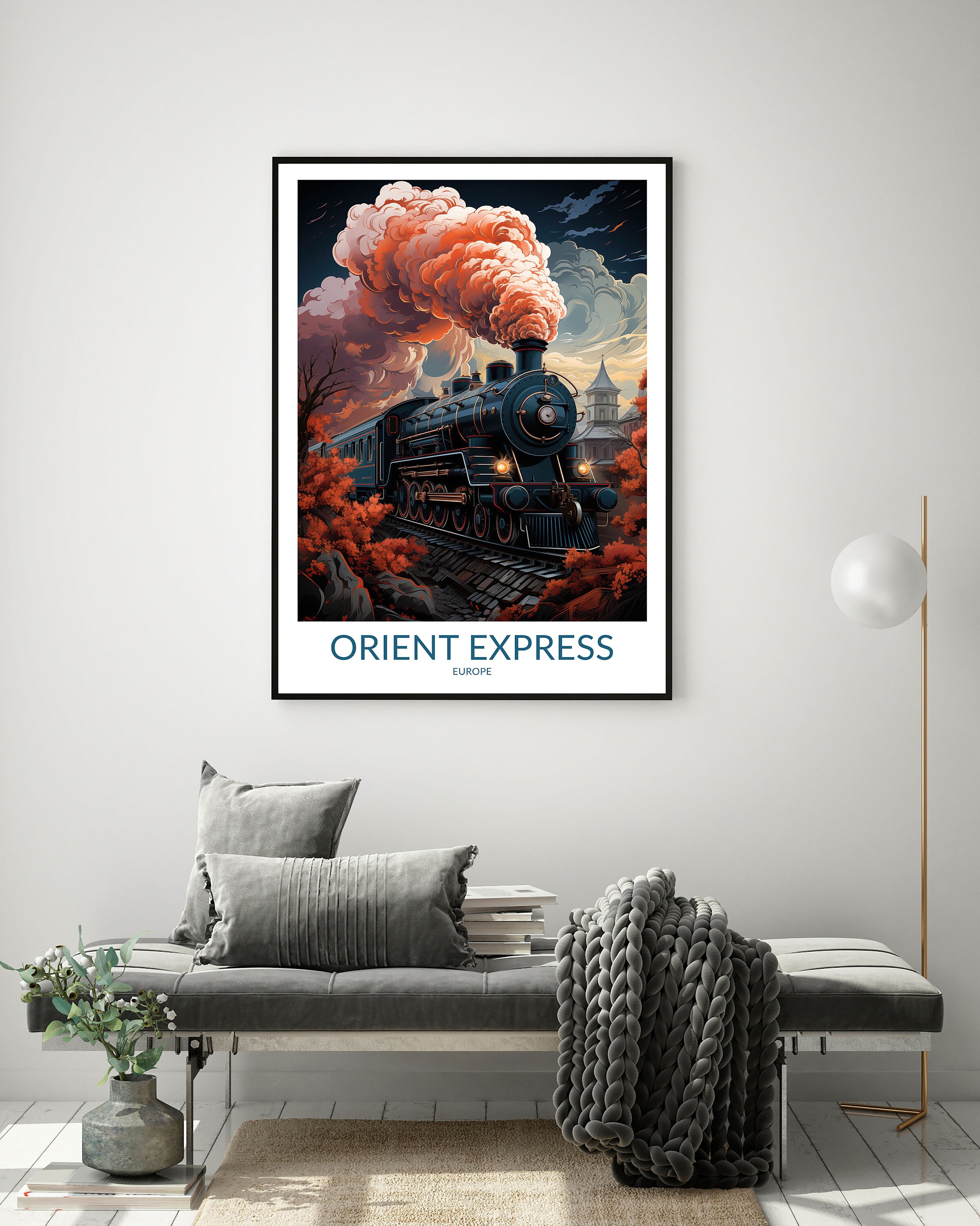 Orient Express Print No 2, Orient Express Poster, Orient Express Wall ...