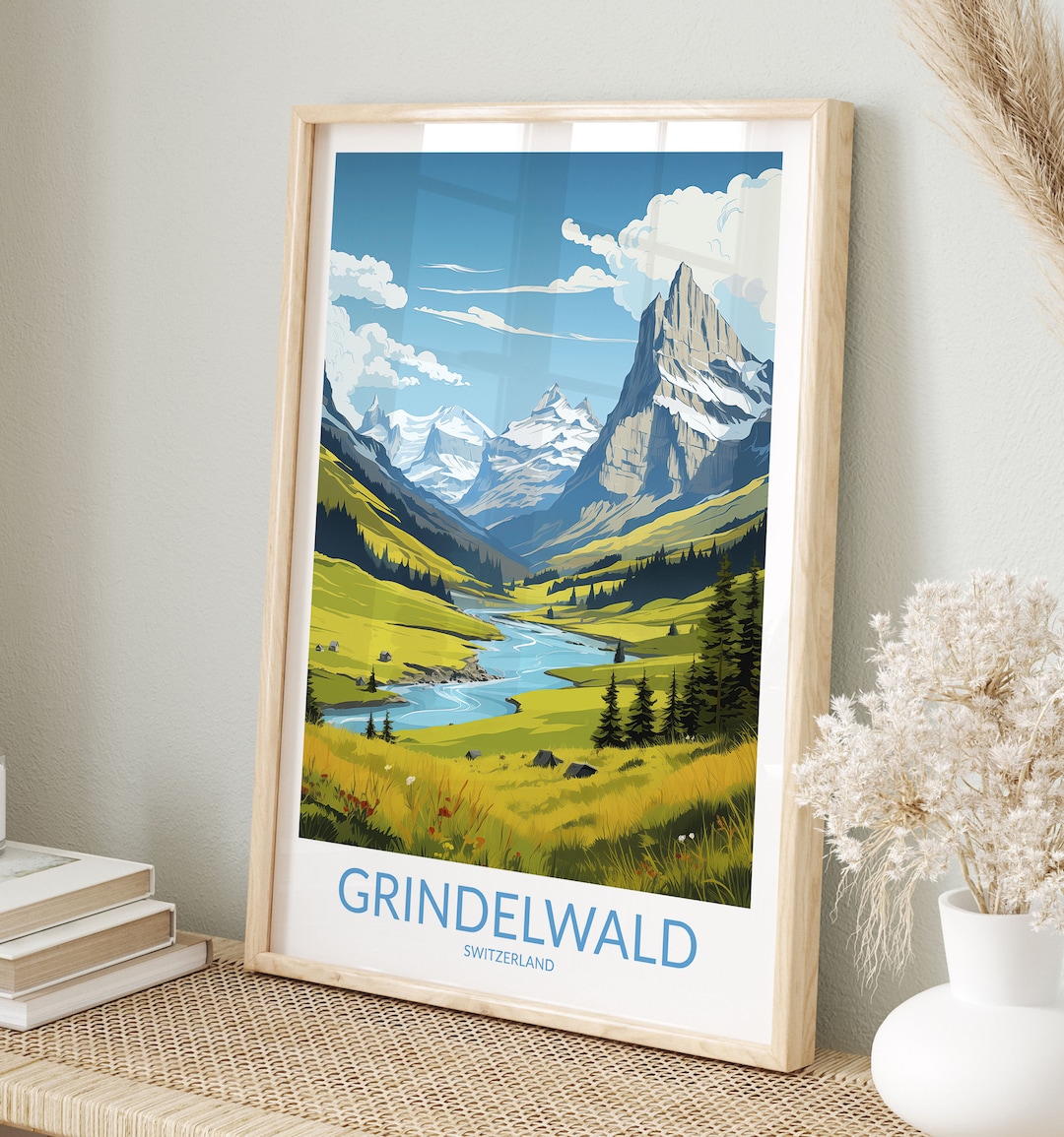 Grindelwald Print, Grindelwald Poster, Grindelwald Wall Art ...